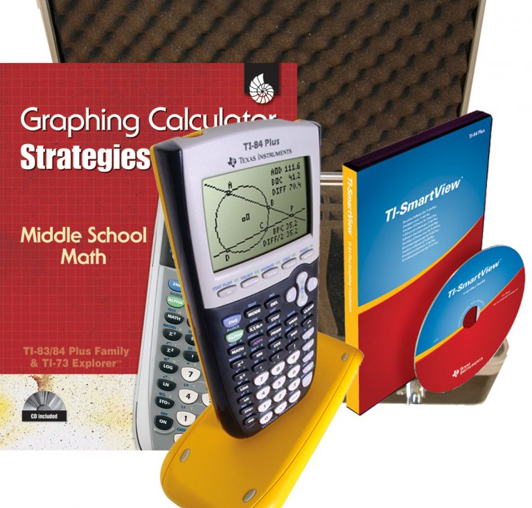 Texas Instruments TI 84 Plus EZ Spot Yellow Starter Bundle with ...